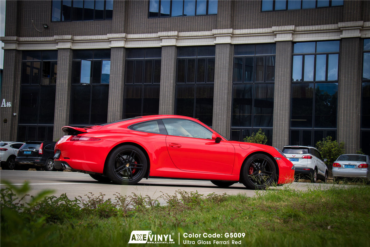 Ultra Gloss Ferrari Red Vinyl – AXEVINYL