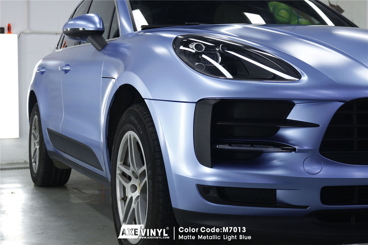 Matte Metallic Light Blue Vinyl – AXEVINYL