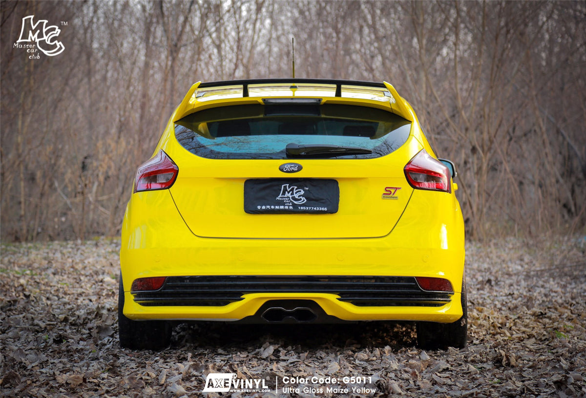 Ultra Gloss Maize Yellow Vinyl – AXEVINYL