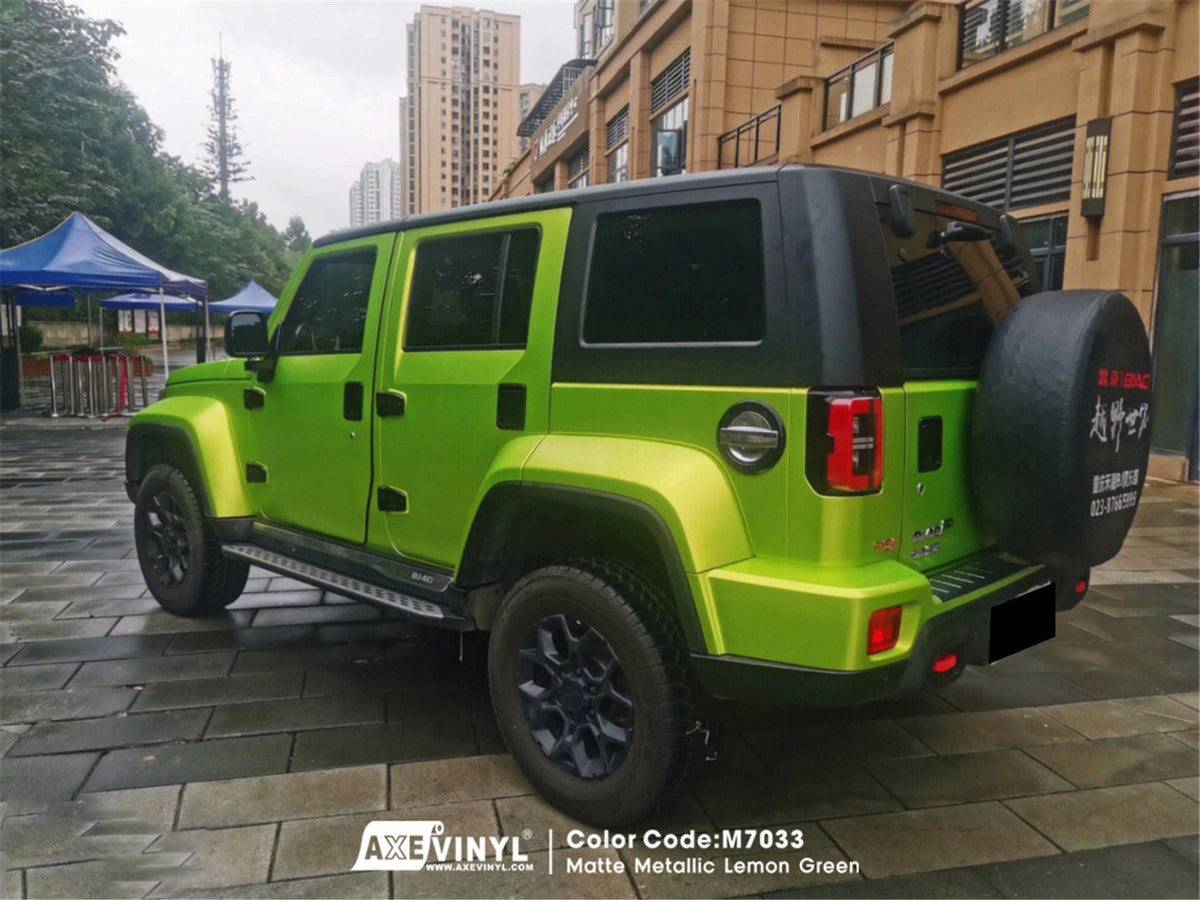 Matte Metallic Lemon Green Vinyl – AXEVINYL