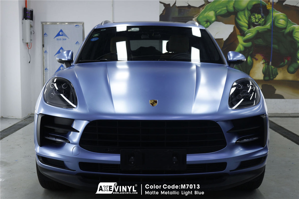 Matte Metallic Light Blue Vinyl – AXEVINYL