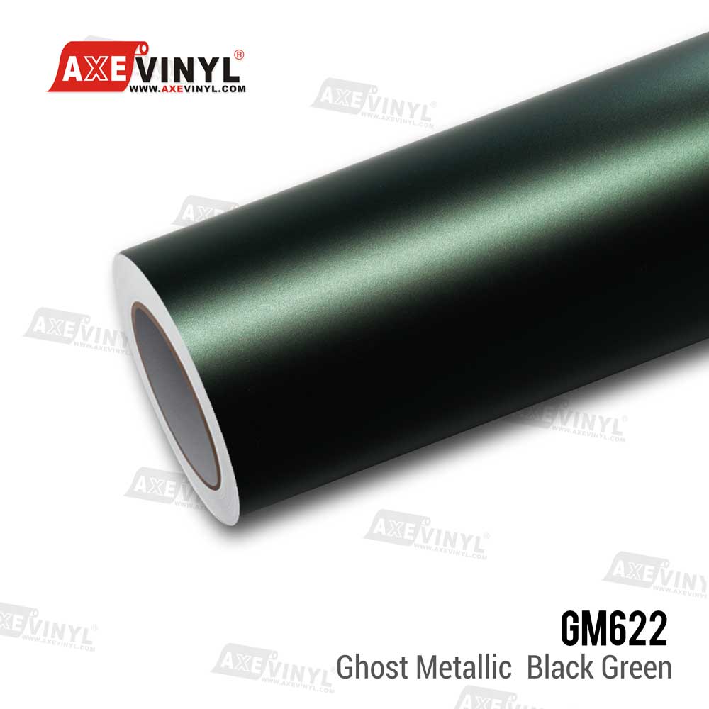 Ghost Metallic Black Green Vinyl – AXEVINYL